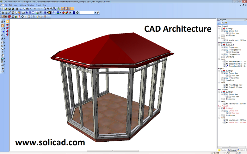 CAD systémy - CAD Architecture