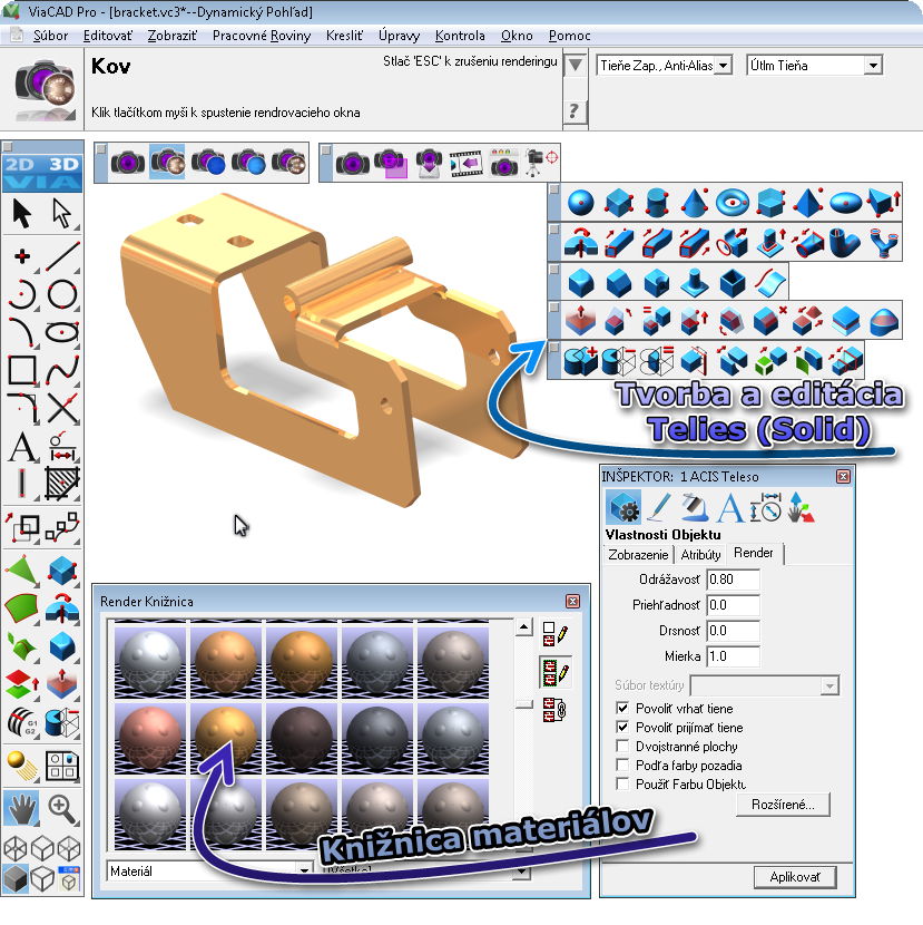CAD systémy - ViaCAD Pro